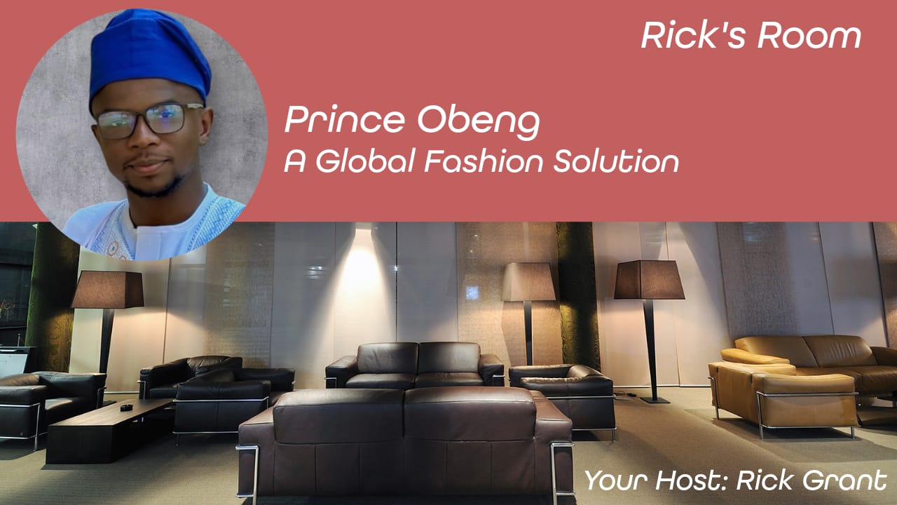 Prince Obeng in Rick’s Room - RGA Public Relations